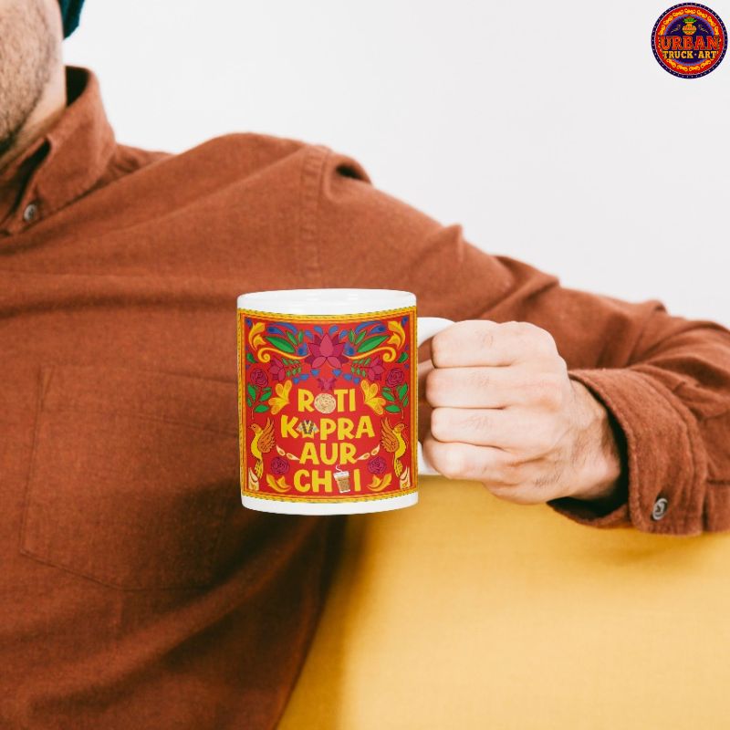 Roti Kapra Aur Chai Mug – Urban Truck Art
