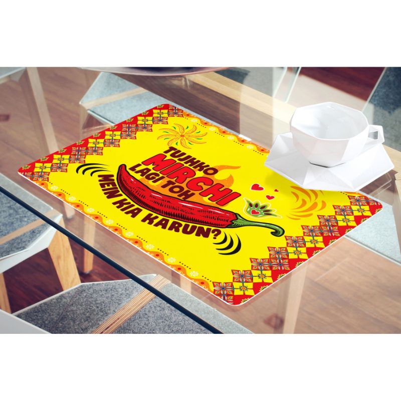 Mirchi Table Matt – Urban Truck Art