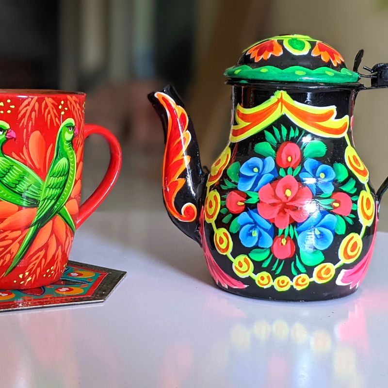 Black Truck Art Inspired Chainak – Urban Truck Art