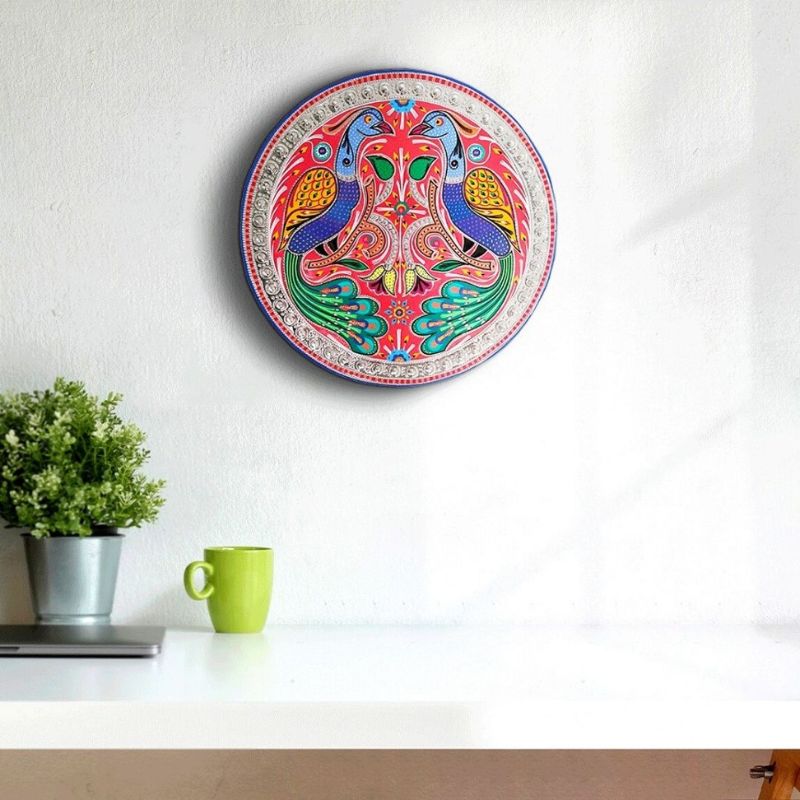 Double Peacock Wooden Wall Hanging – Urban Truck Art